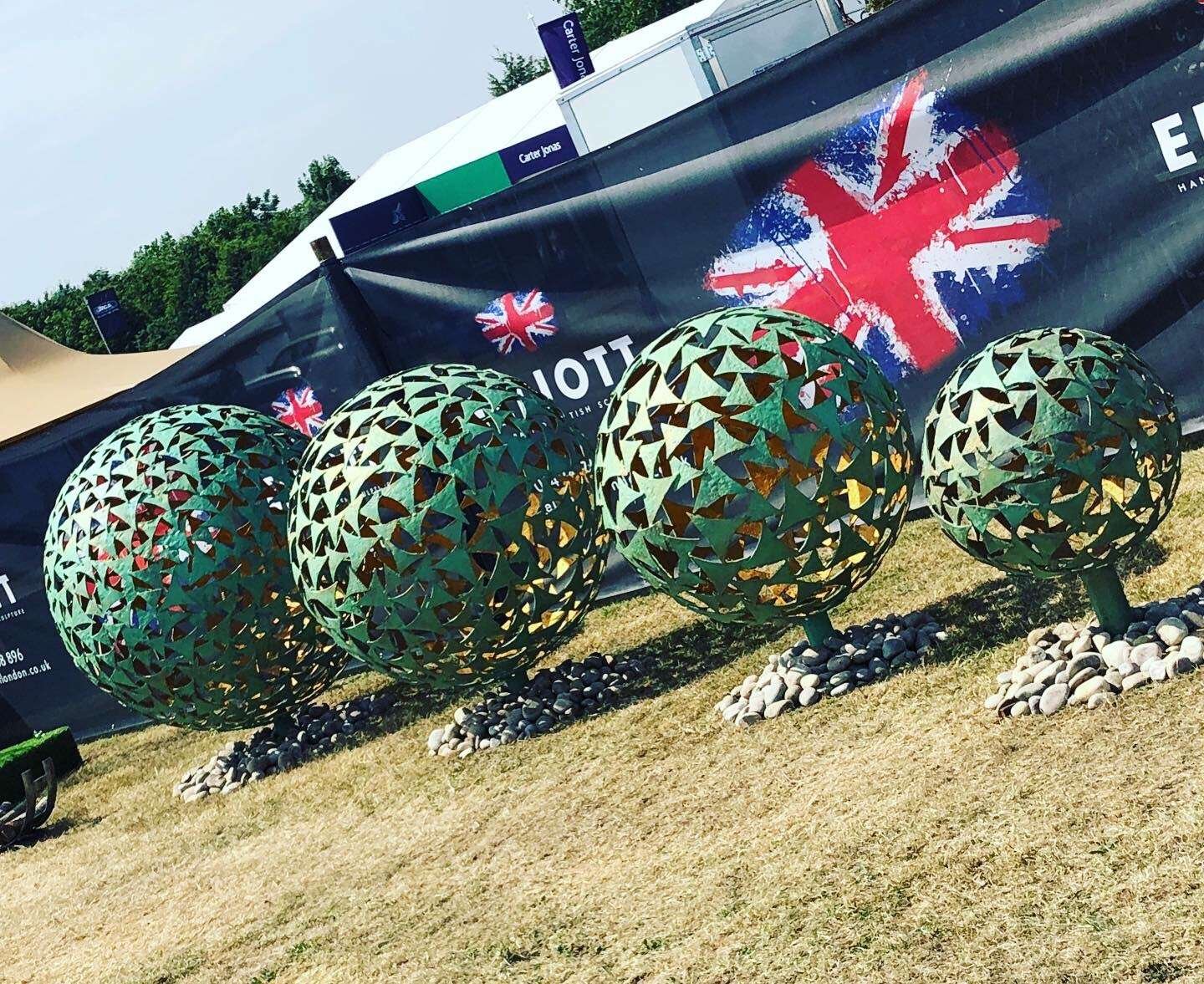 Infilling The Gaps, Our Sphere Sculptures. - Elliott of London